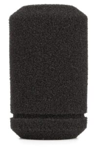 shure a3ws - foam windscreen for sm94, 849, bg4.1, pg81-xlr, sm137 or ksm109/sl