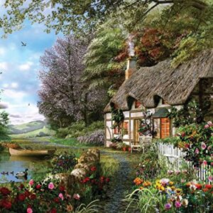 Ravensburger 1500-Piece Country Cottage Jigsaw Puzzle | Premium Quality | Anti-Glare Surface | Precision Fit | Great Gift for Puzzle Enthusiasts