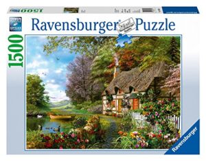 ravensburger 1500-piece country cottage jigsaw puzzle | premium quality | anti-glare surface | precision fit | great gift for puzzle enthusiasts