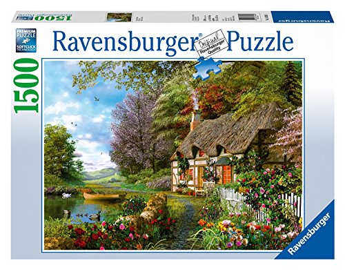 Ravensburger 1500-Piece Country Cottage Jigsaw Puzzle | Premium Quality | Anti-Glare Surface | Precision Fit | Great Gift for Puzzle Enthusiasts