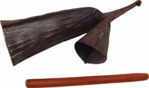 medium gankogui (african agogo bells), from ghana