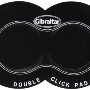 Gibraltar SC-GDCP Double Pedal Click Pad,Black,White