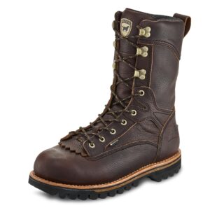 irish setter, elk tracker, men’s, 12", waterproof, insulated 1000g, hunting boot, brown (p), 11 d (medium)