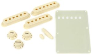 fender aged white stratocaster accessory kit