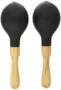 latin percussion lp281r refillable maracas, black