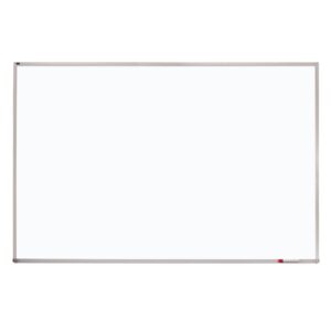 quartet whiteboard, non-magnetic dry erase white board, 4' x 6', aluminum frame (ema406)