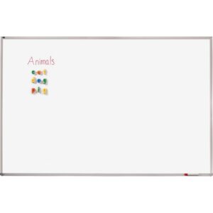 Quartet Whiteboard, Non-Magnetic Dry Erase White Board, 4' x 6', Aluminum Frame (EMA406)