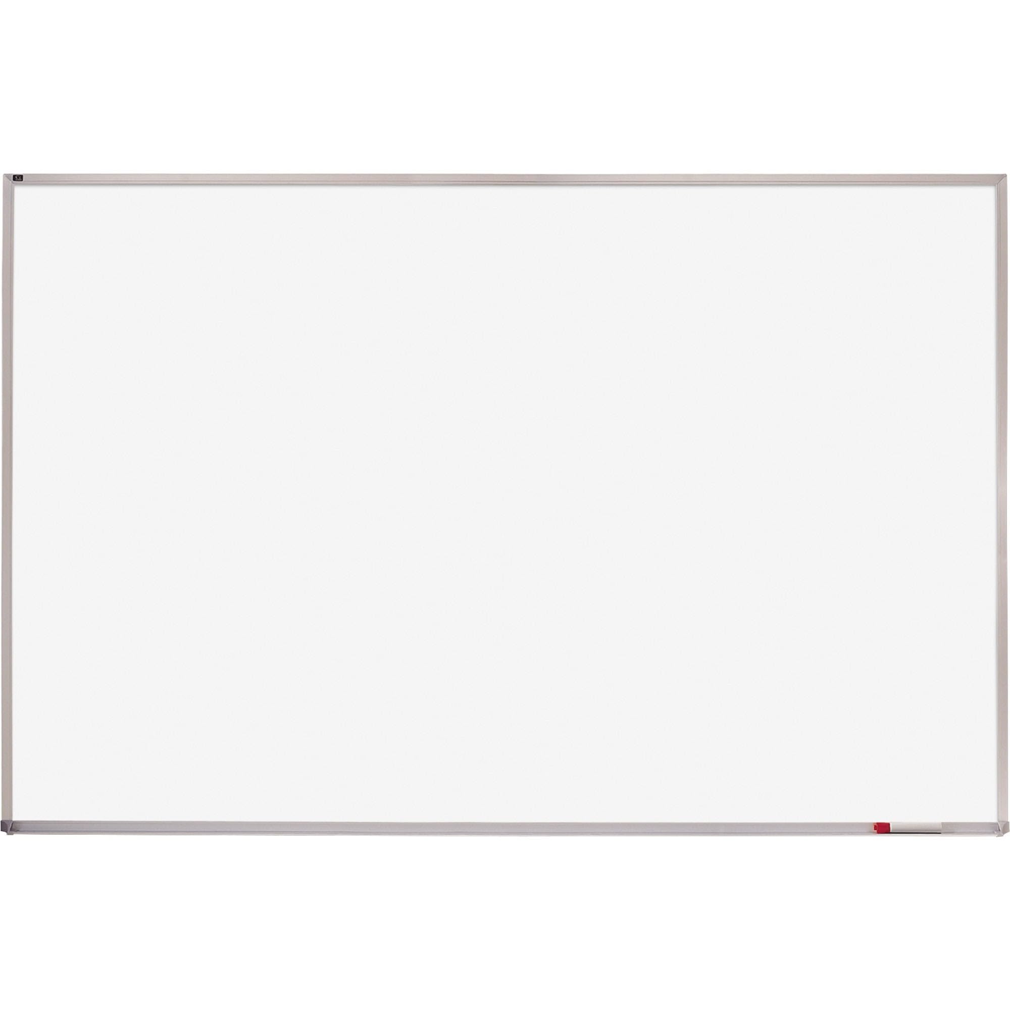 Quartet Whiteboard, Non-Magnetic Dry Erase White Board, 4' x 6', Aluminum Frame (EMA406)