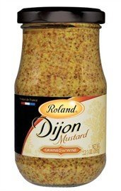 roland fancy grained mustard with white wine 12.3 ounce