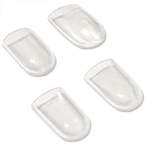 Pro-Tec Athletics Womens Cap Toenail Protection, Clear, Pack Of 4 US