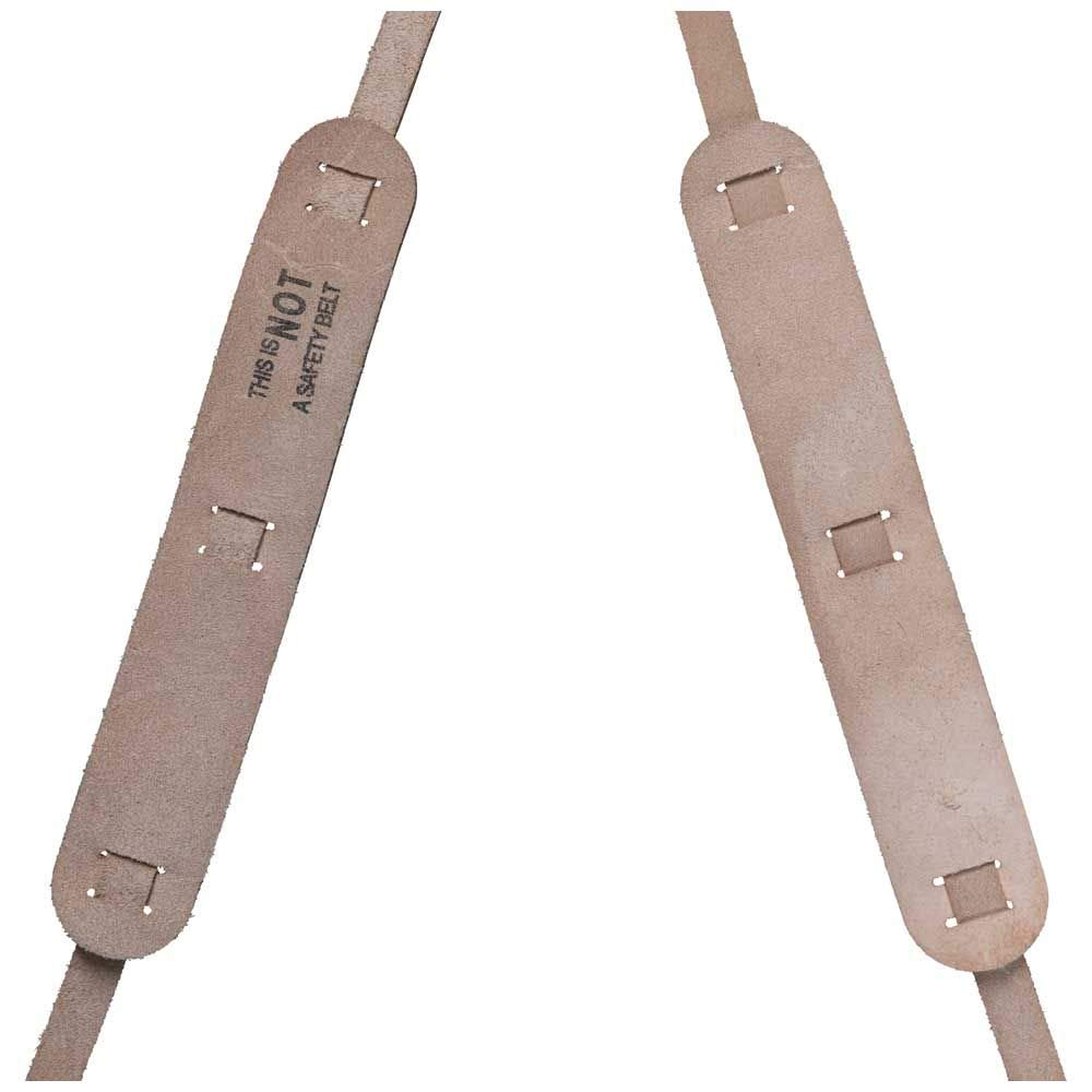 Klein Tools 5413 Soft Leather Work Belt Suspenders