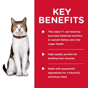 Hill's Science Diet Adult 7+, Senior Adult 7+ Premium Nutrition, Wet Cat Food, Chicken Minced, 5.5 oz Can, Case of 24