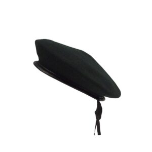 rothco wool monty beret, black, l