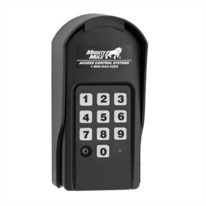 mighty mule wireless digital keypad (fm137), black, 25