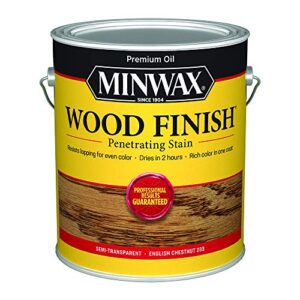 1 gal minwax 71044 english chestnut wood finish oil-based wood stain