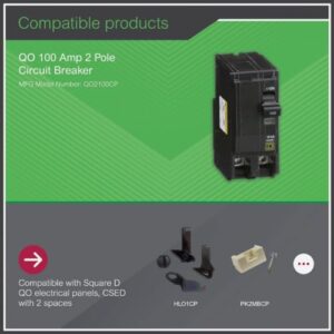 Square D - QO2100CP QO 100-Amp Two-Pole Circuit Breaker