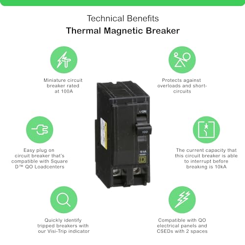 Square D - QO2100CP QO 100-Amp Two-Pole Circuit Breaker