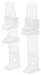 prime-line n 6564 self-adjusting by-pass door bottom guide (2 pack)