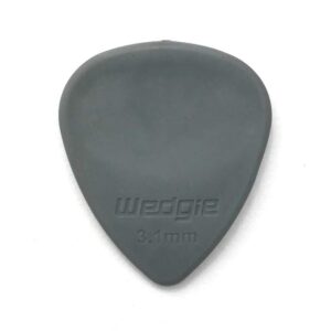 Wedgie WRPP31M Rubber Guitar Picks 3.1mm Medium, 3 Pack