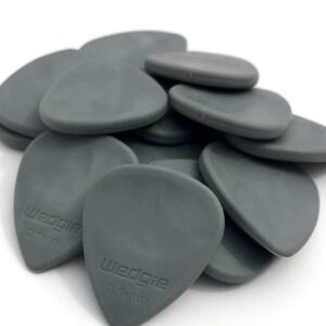 Wedgie WRPP31M Rubber Guitar Picks 3.1mm Medium, 3 Pack