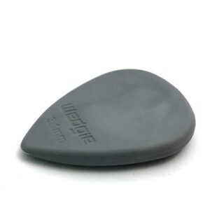 Wedgie WRPP31M Rubber Guitar Picks 3.1mm Medium, 3 Pack