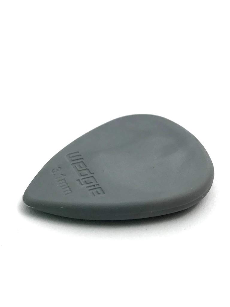 Wedgie WRPP31M Rubber Guitar Picks 3.1mm Medium, 3 Pack