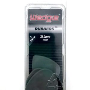 Wedgie WRPP31M Rubber Guitar Picks 3.1mm Medium, 3 Pack