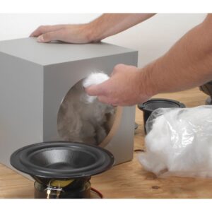 acousta-stuf polyfill speaker cabinet sound damping material 1 lb. bag