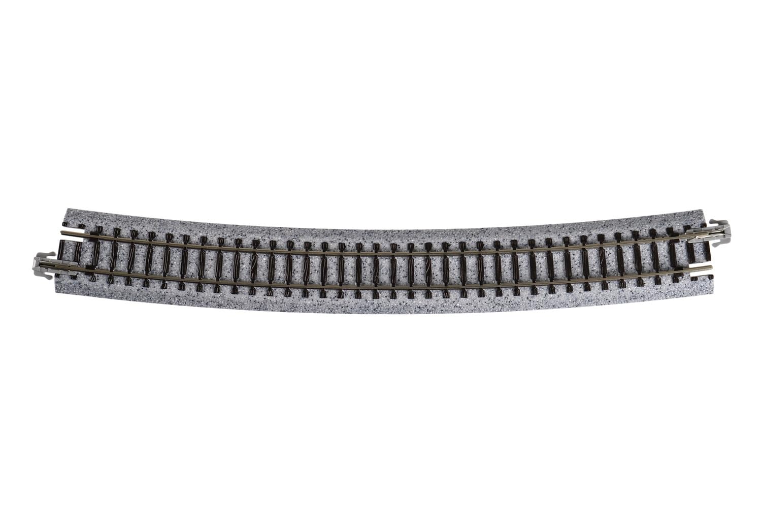 Kato USA Model Train Products Unitrack, 718mm (28 1/4") Radius 15-Degree Curve Track (4-Piece)