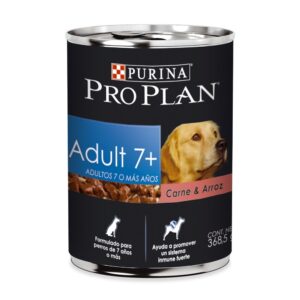 nestle purina petcare 381715 pro plan beef and rice senior dog, 13 oz