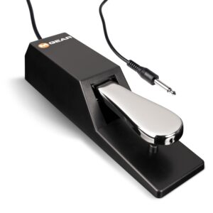 m-audio sp-2 - universal sustain pedal with piano style action for midi keyboards, digital pianos & more