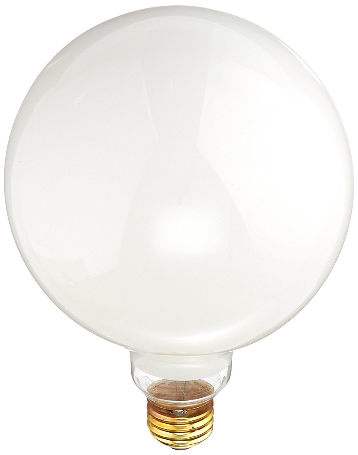 SLI 150 Watt G40 Globe Decorative Light Bulb/5" Diameter/Incandescent/White/130 Volt, Long Life