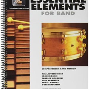 Hal Leonard 17120 Essential Elements 2000 Plus Percussion Book 1 with CD-ROM