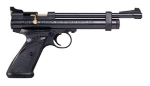 crosman 2240 .22-caliber bolt action single-shot co2-powered air pistol,black