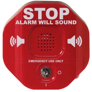 safety technology international, inc. sti-6400 exit stopper multifunction door alarm, helps prevent unauthorized exits or entries through emergency doors