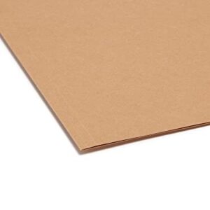 Smead File Folder, Reinforced 1/3-Cut Tab, Letter Size, Kraft, 100 Per Box (10734)