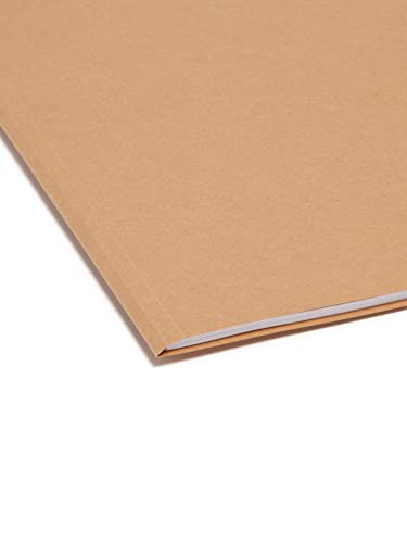 Smead File Folder, Reinforced 1/3-Cut Tab, Letter Size, Kraft, 100 Per Box (10734)