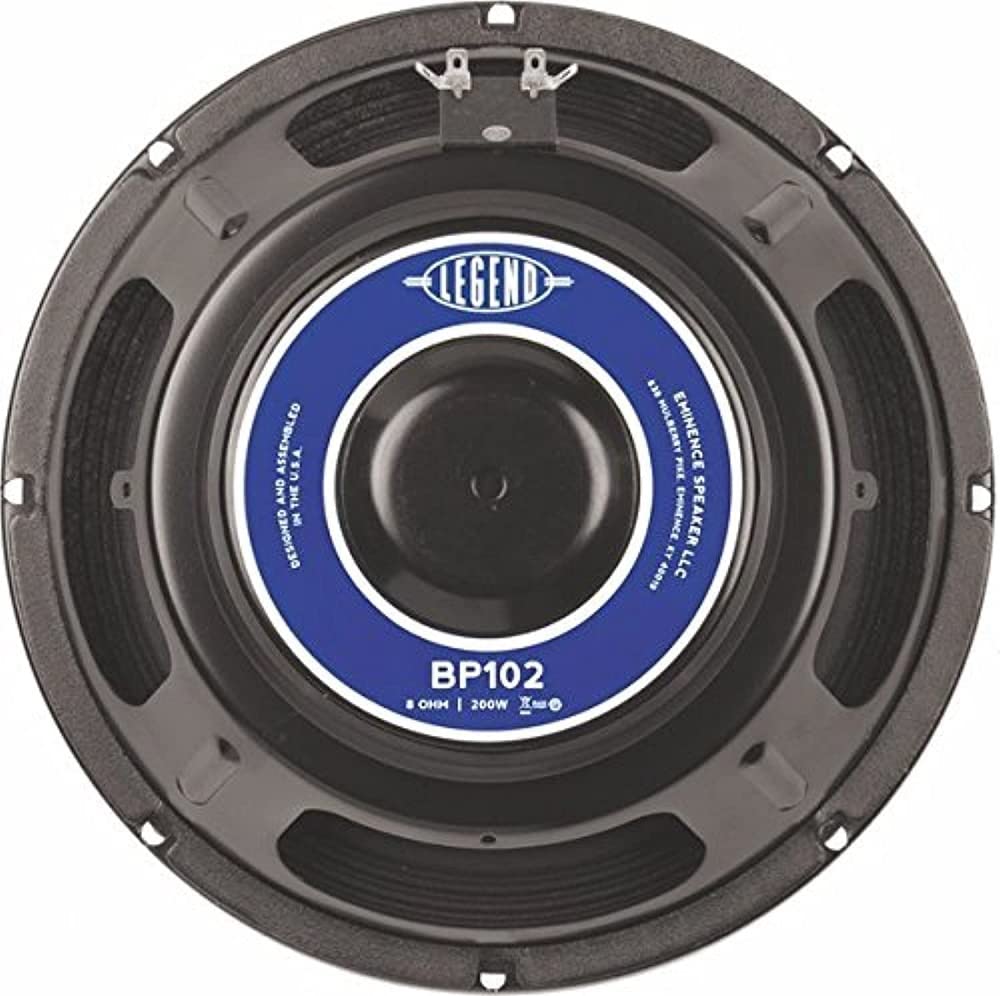 Legend BP102 10" Bass Amplifier Speaker, 400 Watts at 8 Ohms