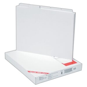 Avery Copier Tab Binder Dividers, 5 White Tabs, Unpunched, 30 Sets (20405)