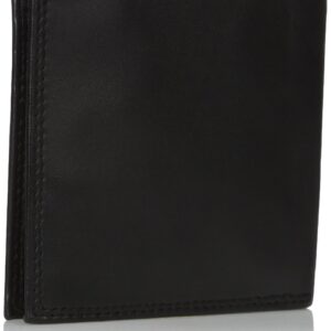 Buxton Men's Emblem-leather Cardex Wallet, black, One Size