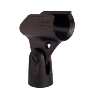 shure a25d microphone clip - stand adapter for handheld mics with 3/4" (25-30mm) barrel diameter, pga48, pga57, pga58, pga81, sm48, sm57, sm58, sm94, sm137, 565, 545, beta 57, beta 58, ksm8, ksm9