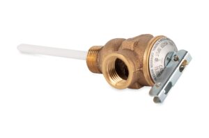 camco temperature & pressure relief valve - 1/2" valve w/4" probe