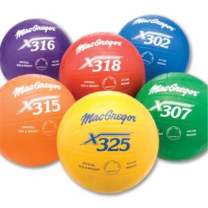 multicolor volleyballs (pac)