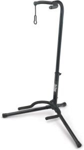 on-stage xcg4 black tripod guitar stand, single