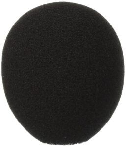 shure a99ws black high performance ball foam windscreen for microflex gooseneck microphones