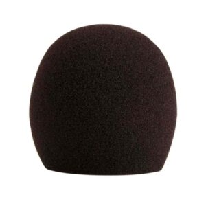 shure a58ws-blk foam windscreen for all shure ball type microphones, black