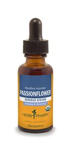 herb pharm certified organic passionflower extract for mild and occasional anxiety - 1 ounce