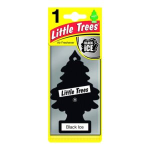 little-trees black ice little tree air freshener- 24 pack