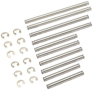 traxxas 1939 suspension pin set, with hard chrome w and e-clips