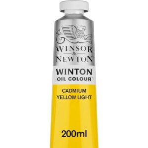 winsor & newton winton oil color, 200ml (6.75-oz) tube, cadmium yellow light